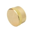 Flame King 1 lb Propane Gas Tank Cylinder Cap, Universal Solid Brass ...