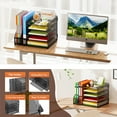 Marbrasse Desk Organizer, 5-Tier File Holder, Metal Mesh Letter Tray ...