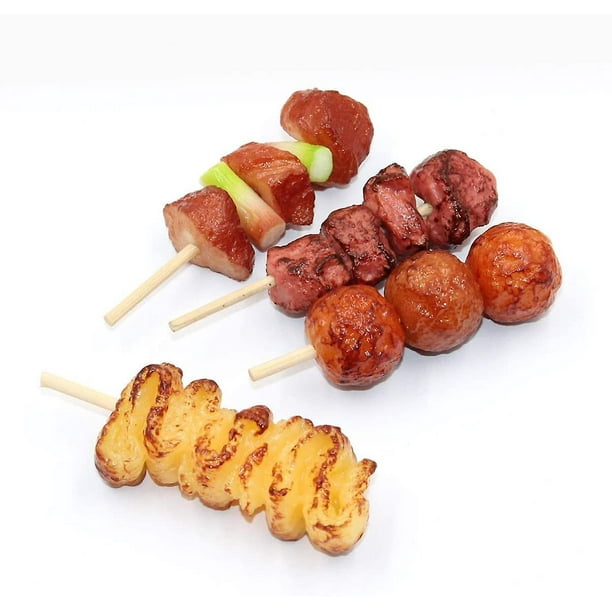 8pcs Kids Grill Toy Playset Pretend Play Bbq Grill Toy Artificial Roast ...