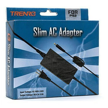 Sony PS2 Slim AC Adapter Power Cord, PlayStation Plug Cable for Game ...
