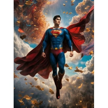 Momo DIY 5D Superman Diamond Painting Kit - Walmart.com