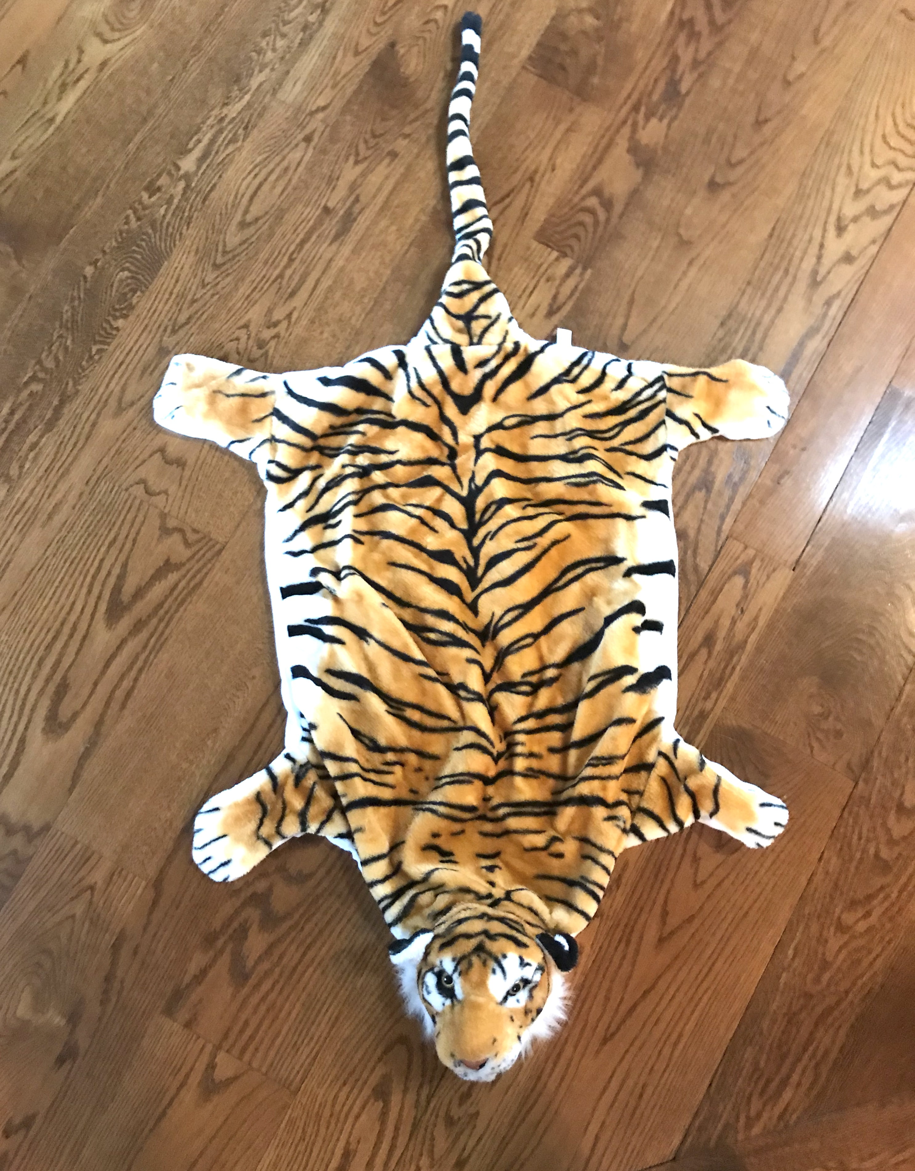 White Tiger Skin Rug