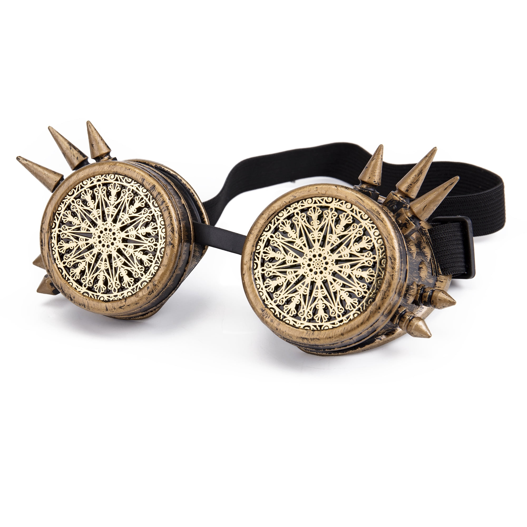 LELINTA Barbed Wire Led Light Steampunk Goggles Rainbow Kaleidoscope ...