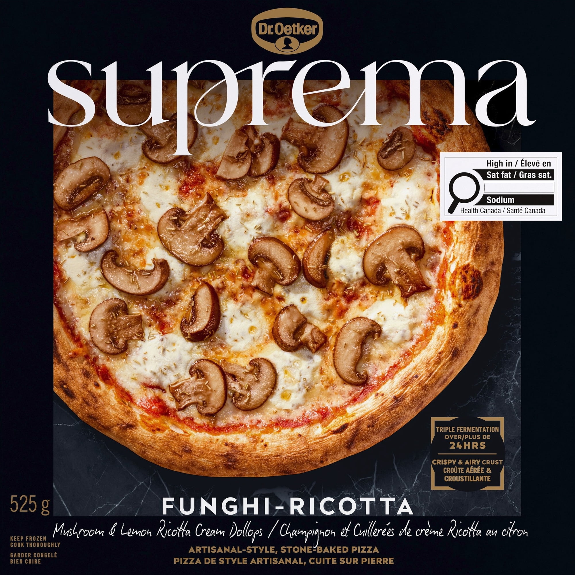Click here for Suprema Funghi-Ricotta 525gr prices