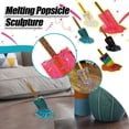 Melting Popsicle Resin Sculpture, Modern Art Home Desk Ornament, Funny ...