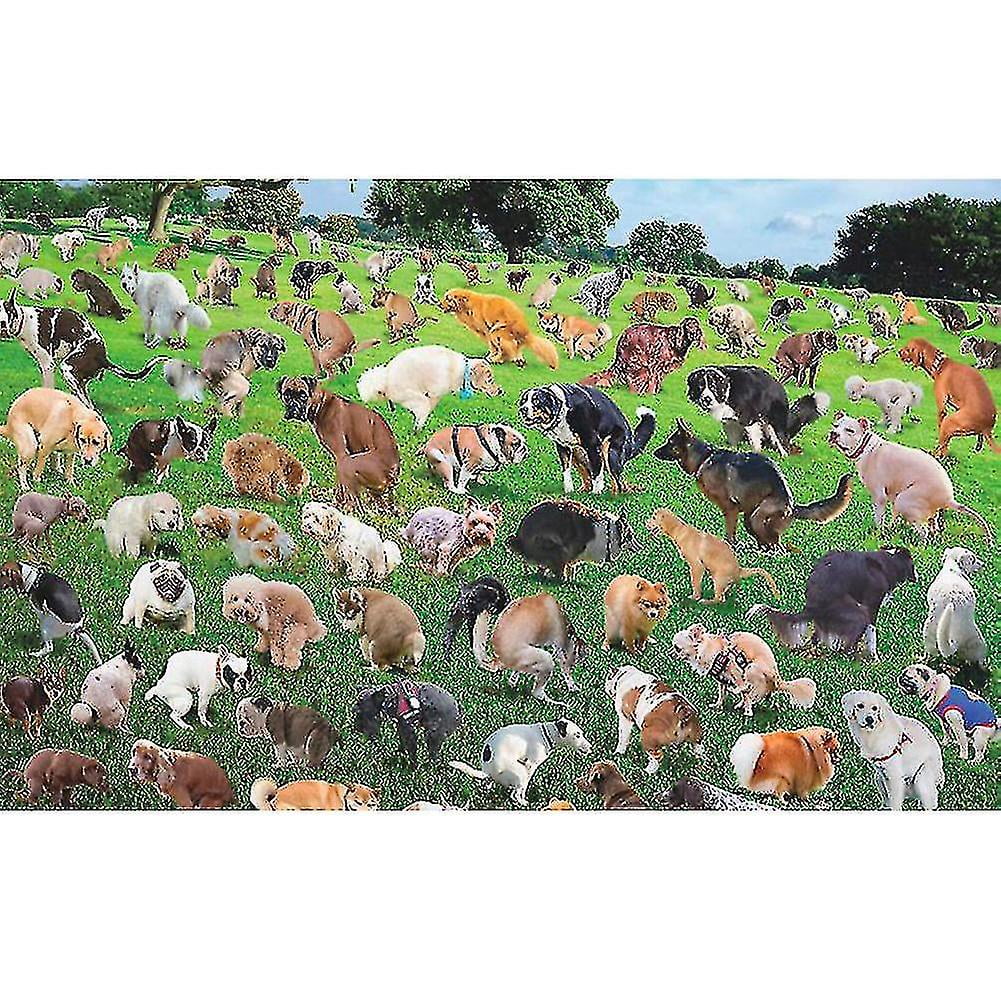 101 Pooping Puppies 101 Dog Poop Jigsaw Puzzle 1000 Sheet Plane Puzzle ...