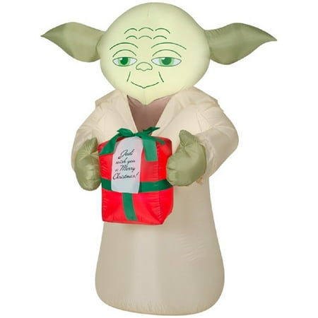 Gemmy Airblown Inflatables Christmas Airblown-star Wars-yoda W ...