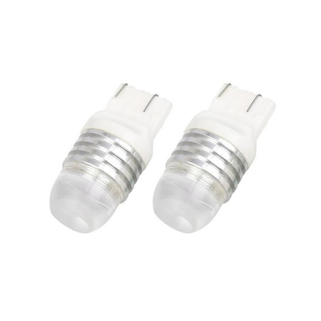 2pcs Red 1.12W T20 7440 1 COB LED Bulbs 5500K for Backup Reverse Signal ...