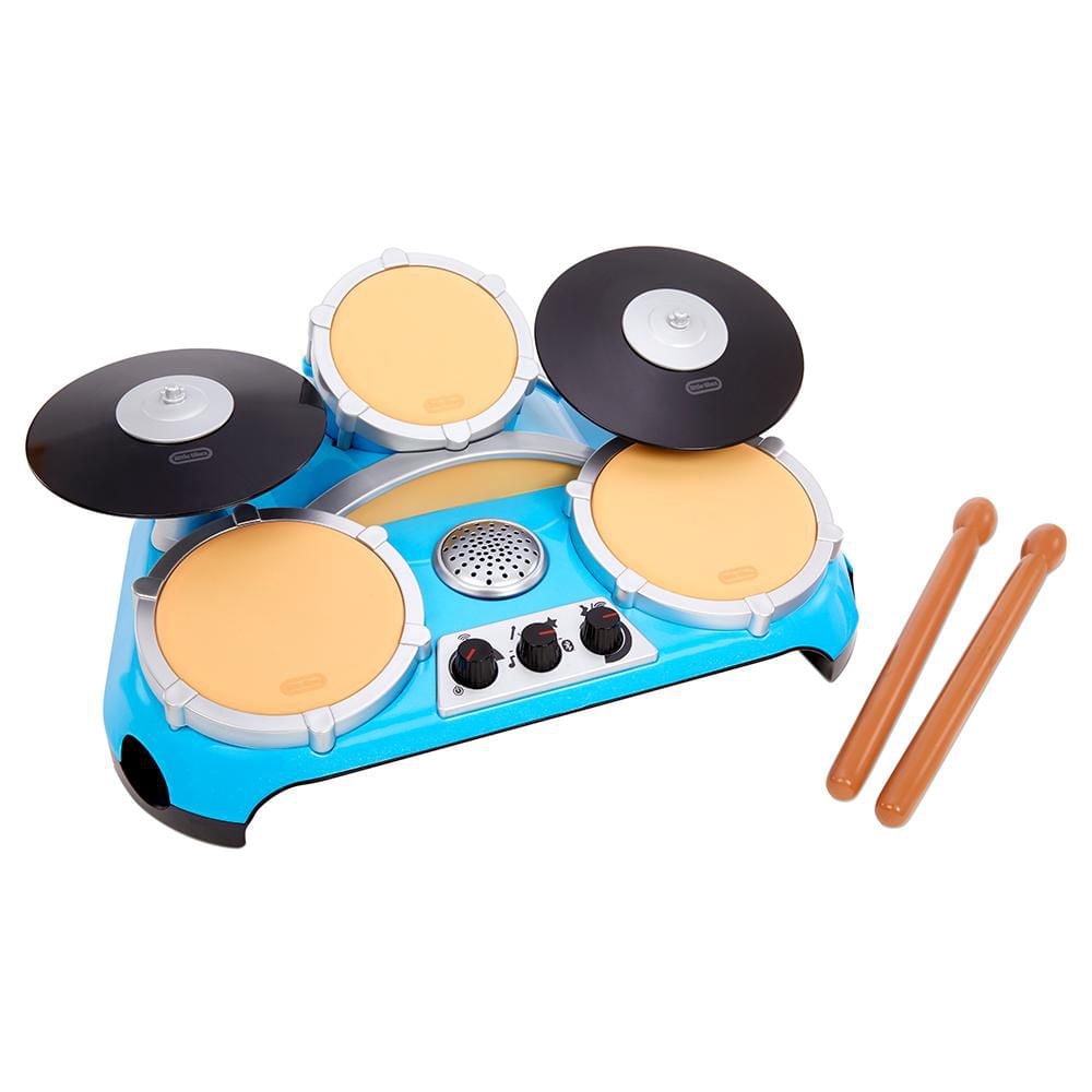 My Real Jam Drum Set, Toy Drums with Drumsticks and Case, for Ages 3 ...