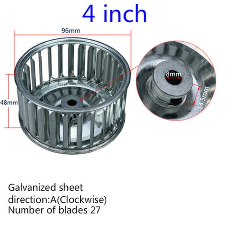 Multi-Blades centrifugal fan impeller A Type Blade centrifugal fan ...