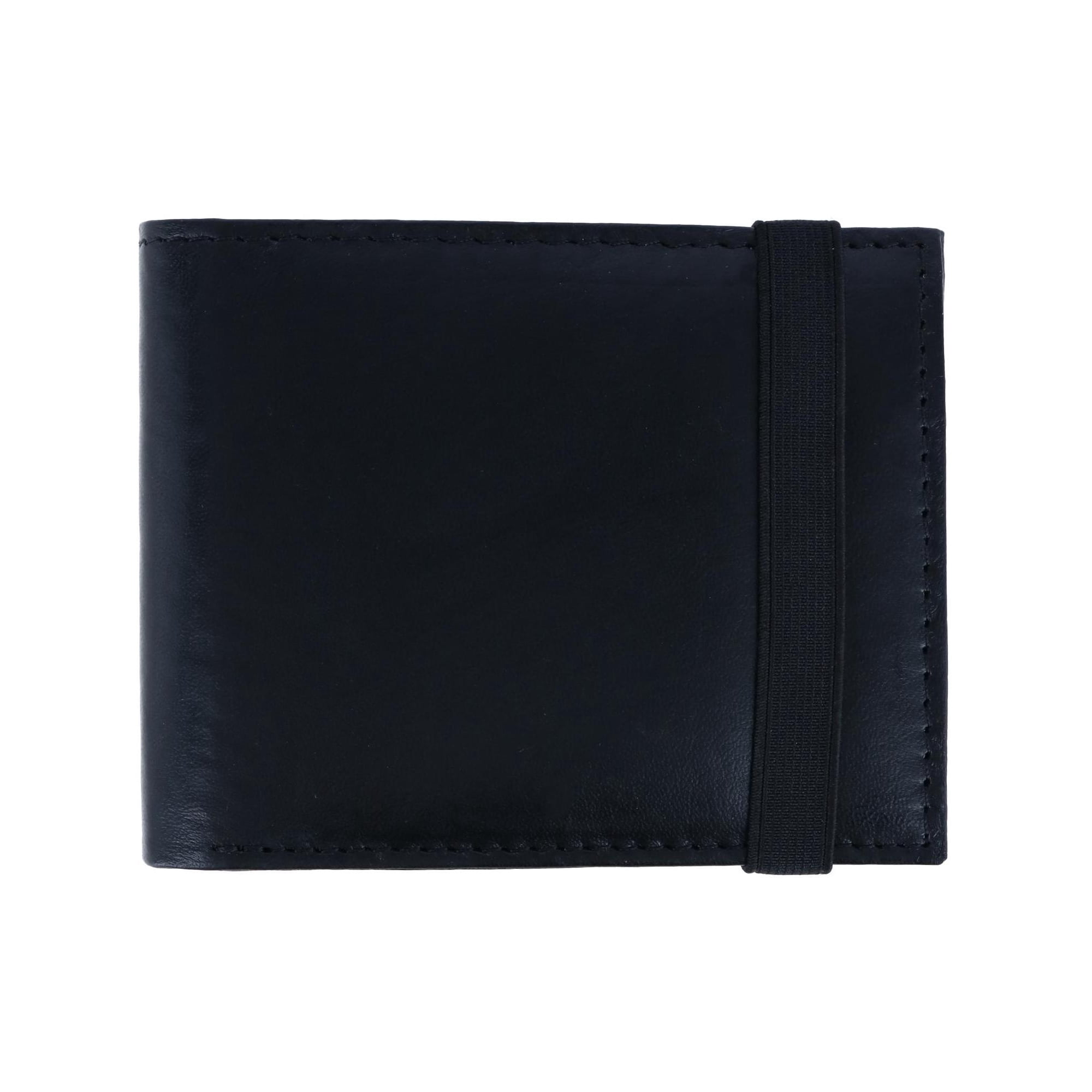 Click here for Ctm Bifold Wallet With Elastic Keeper Strap (Mens) prices