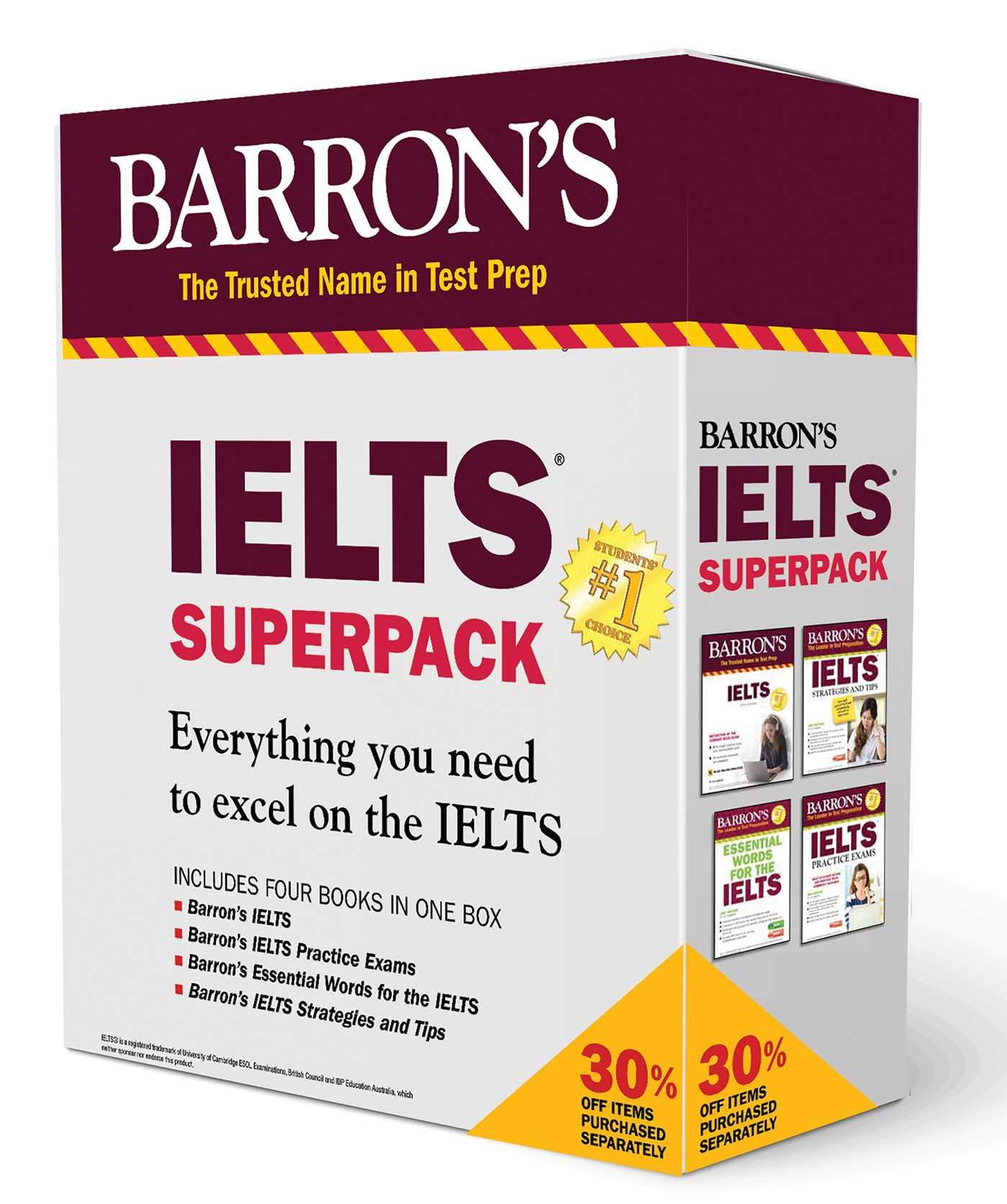 Barron's Test Prep: Ielts Superpack (Edition 4) (Paperback) - Walmart.com