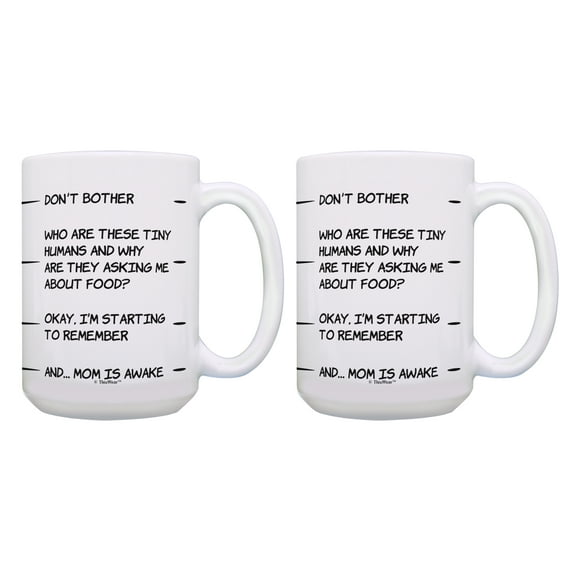 ThisWear Best Gifts for Moms Mom Is Awake Mother Gift Set Funny Mug for ...