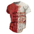 BRANROY Mens Halloween Short Sleeve T-Shirt - Funny Print Casual ...