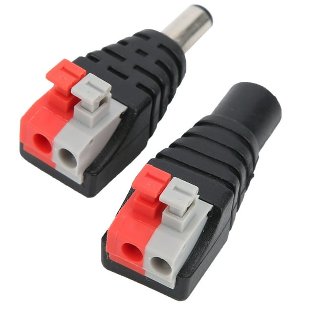 DC Power Plug Adapter,5.5x2.1mm DC Power Connector Aux Free Welding ...