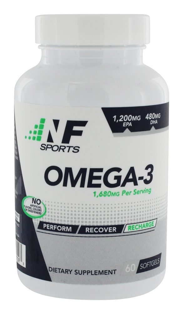 NF Sports - Omega-3 Fish Oil - 60 Softgels - Walmart.com