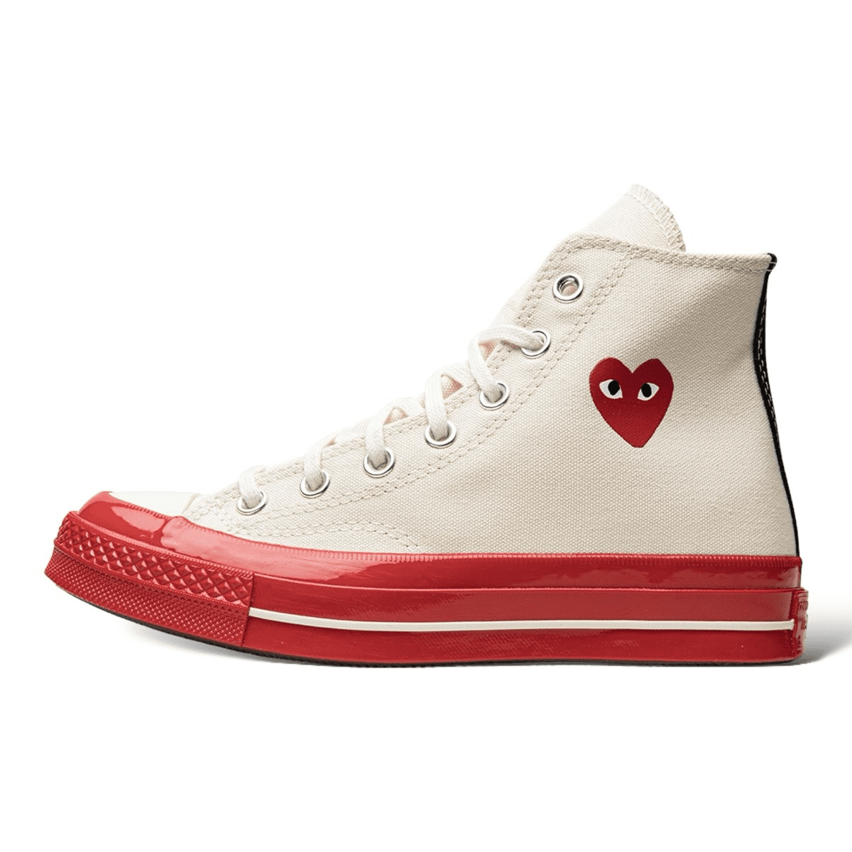 TENIS CHUK 70 CDG HI BEIGE/ROJO 22CM CONVERSE | Bodega Aurrera en línea