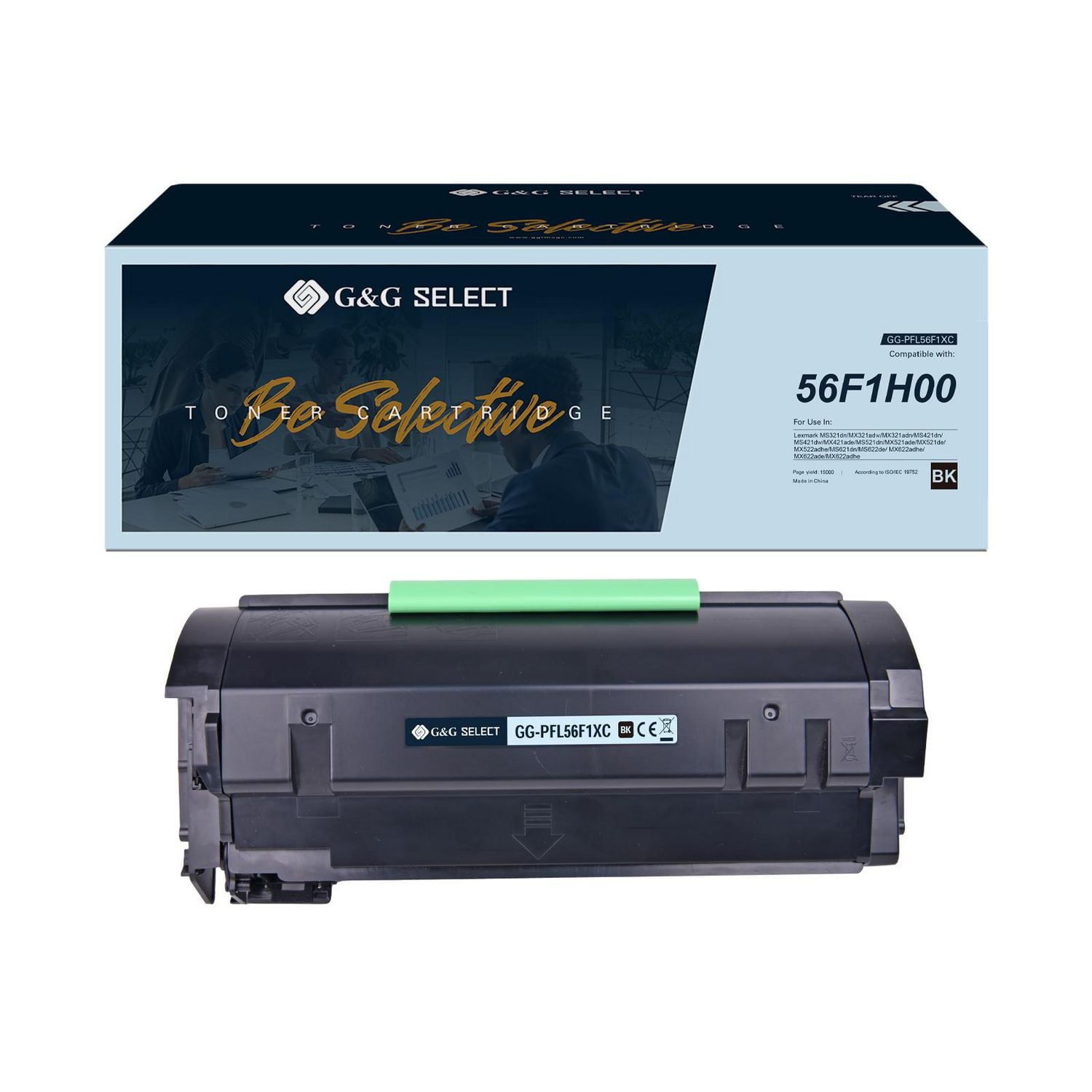 Click here for G & g Select Lexmark 56f1h00 Remanufactured Black... prices