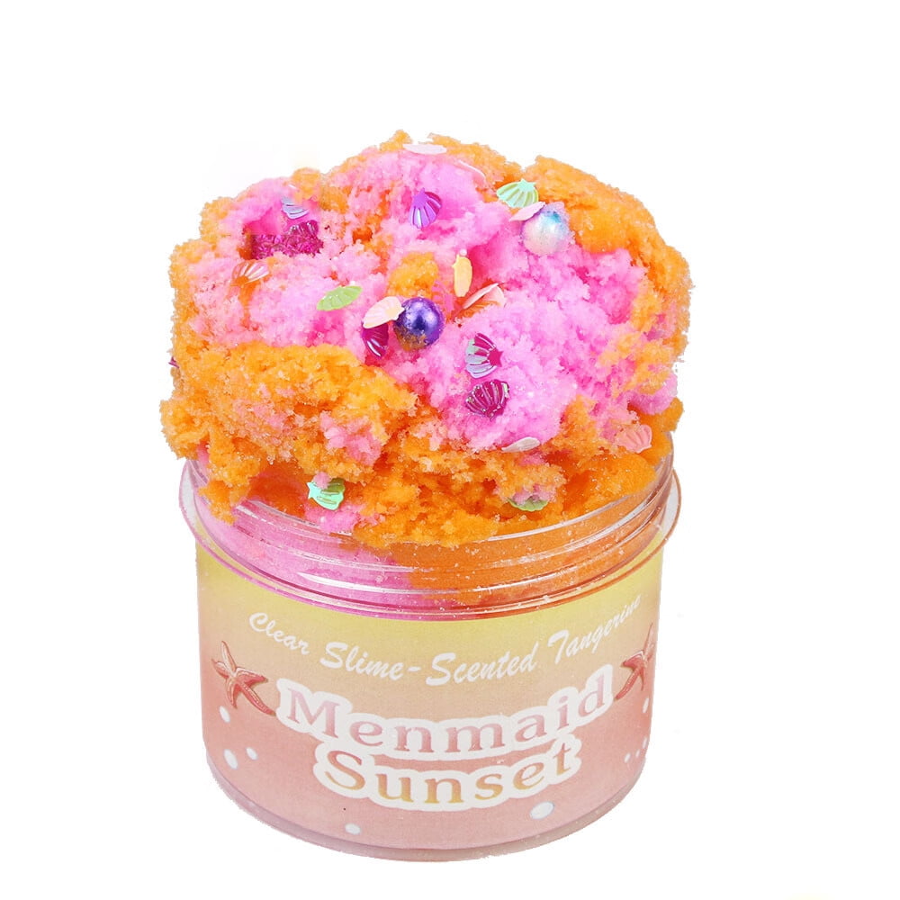 Seekfunning Ocean Fishtail Cloud Slime for Kids Adults 100ML Super Soft ...