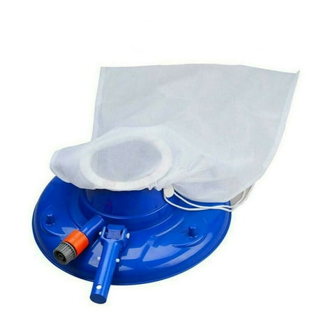 Cordless battery powered swimming pool leaf remover and heavy mesh bag ...