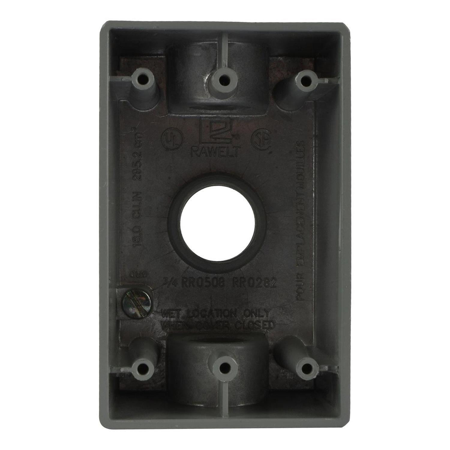 Caja Rectangular Rawelt 3/4" Para Tubo Conduit multicolor | Walmart en línea