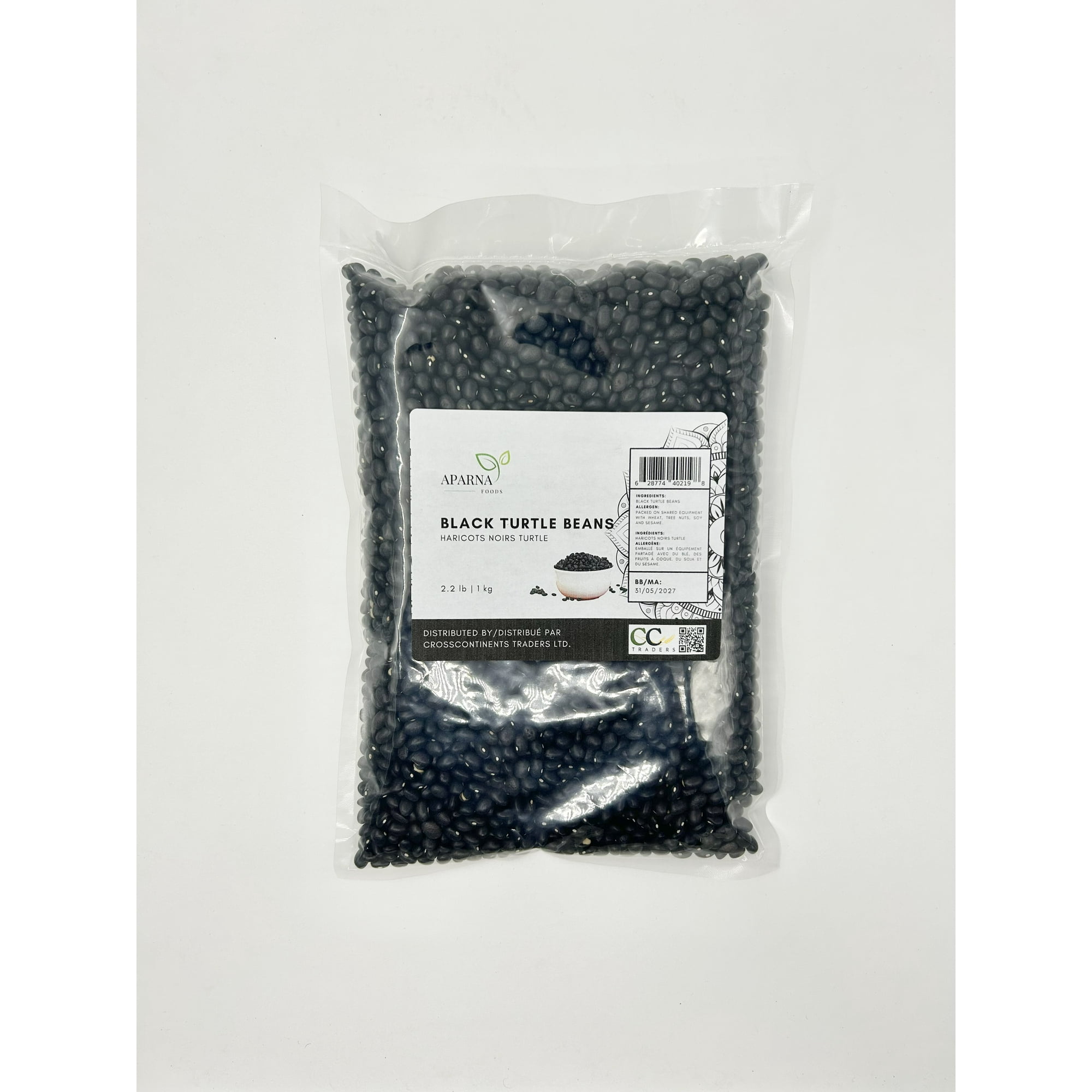 Click here for Aparna Foods Black Turtle Beans 1kg prices