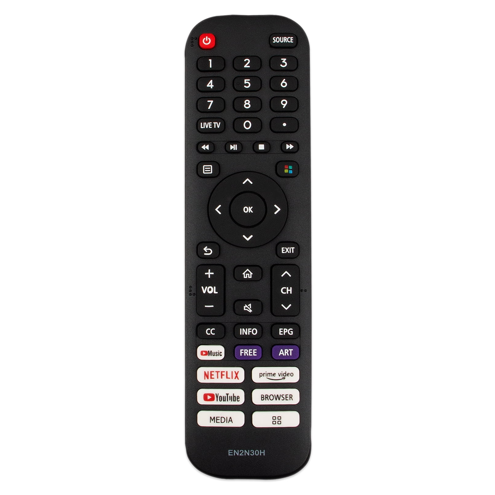 New EN2N30H Replaced Remote Control for Hisense TV 43A60G 43A60H ...