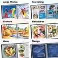12x12 Scrapbook Presentation Book with Fixed Non-Refillable Sleeves, 24 ...