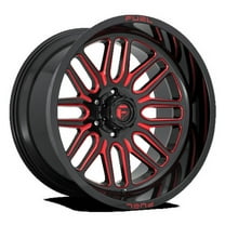Fuel 1PC Aluminum Rim D712 RAGE 20X10in Gloss Black Red Tinted Clear ...