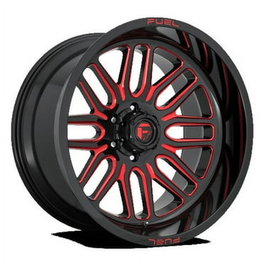 Fuel 1PC Aluminum Rim D645 STROKE 20X10in Gloss Black Blue Tinted Clear ...
