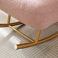 Accent Upholstered Rocking Chair, Modern Rocker Glider Chair for Kids ...