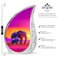 VALERASH Elephant Teardrop Memorial Urns for Adult Male & Female 10 ...