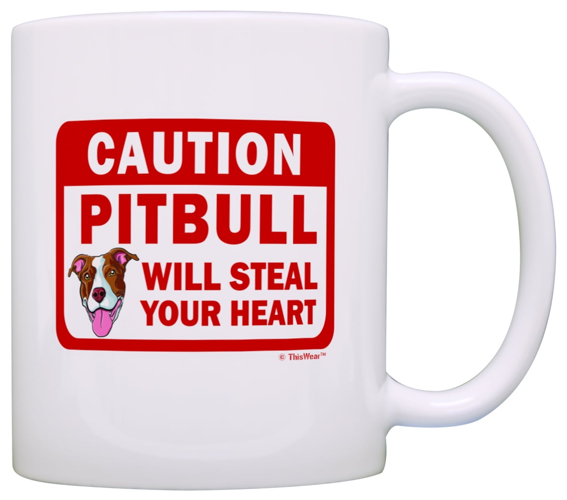 ThisWear Pitbull Accessories Caution Pitbull Will Steal Your Heart ...