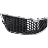 Chevrolet Cruze Bumper Grille - Front Chrome Black Insert - Walmart.com