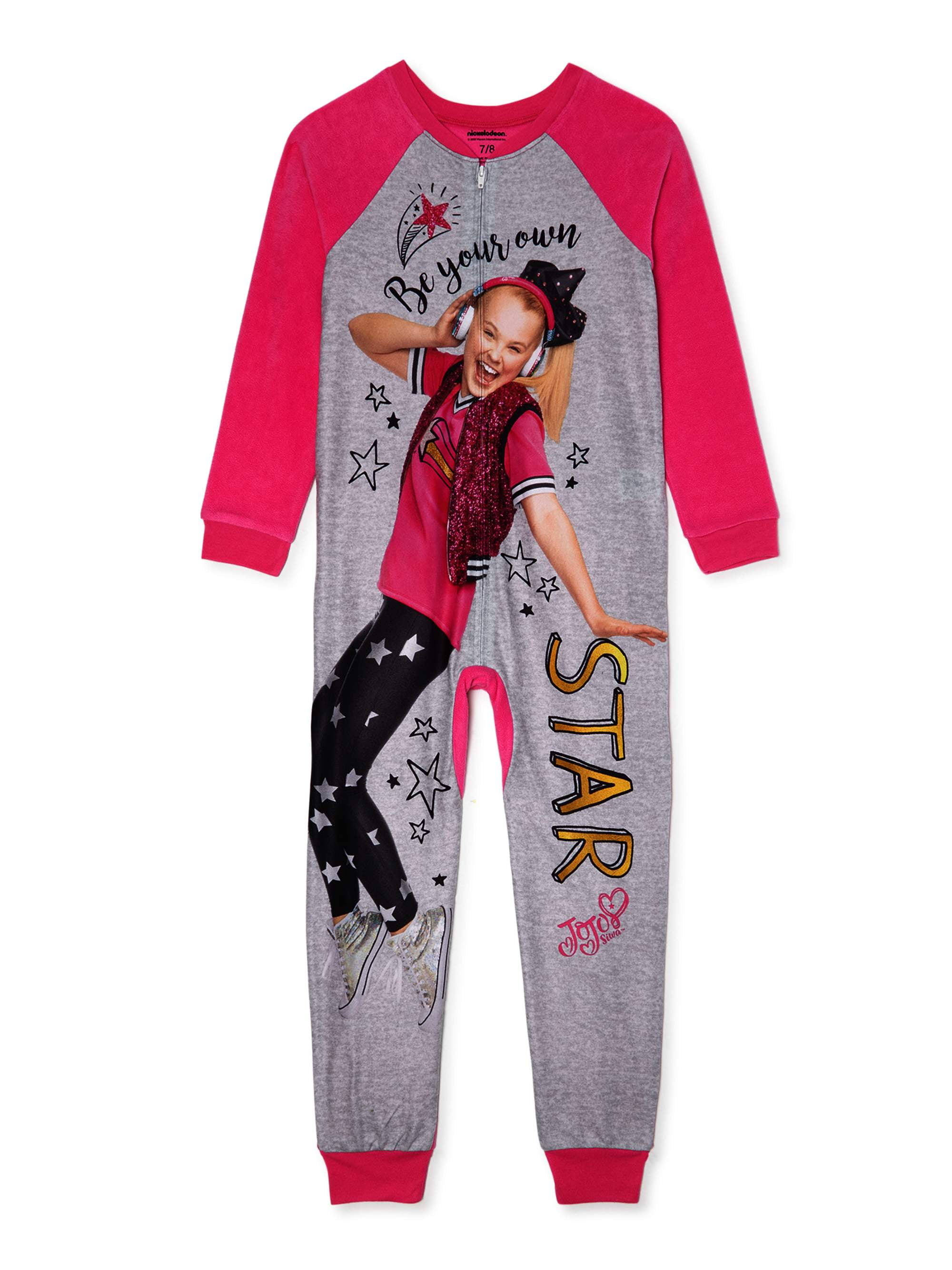 JoJo Siwa - Jojo Siwa Girls Pajama Blanket Sleeper, Sizes 4-12 ...