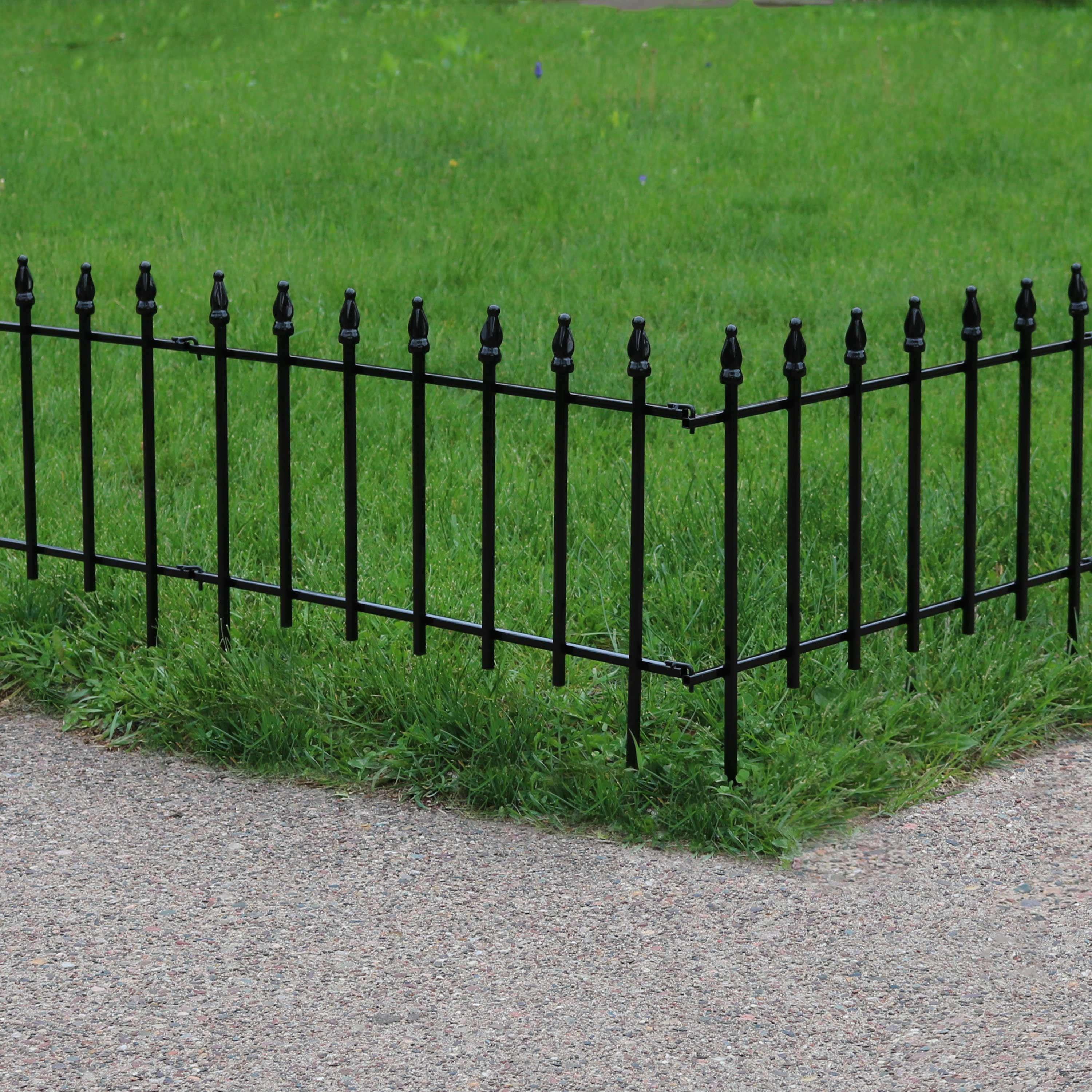 Sunnydaze 20 Panel Roman Border Fence Set 36 Foot Overall Length