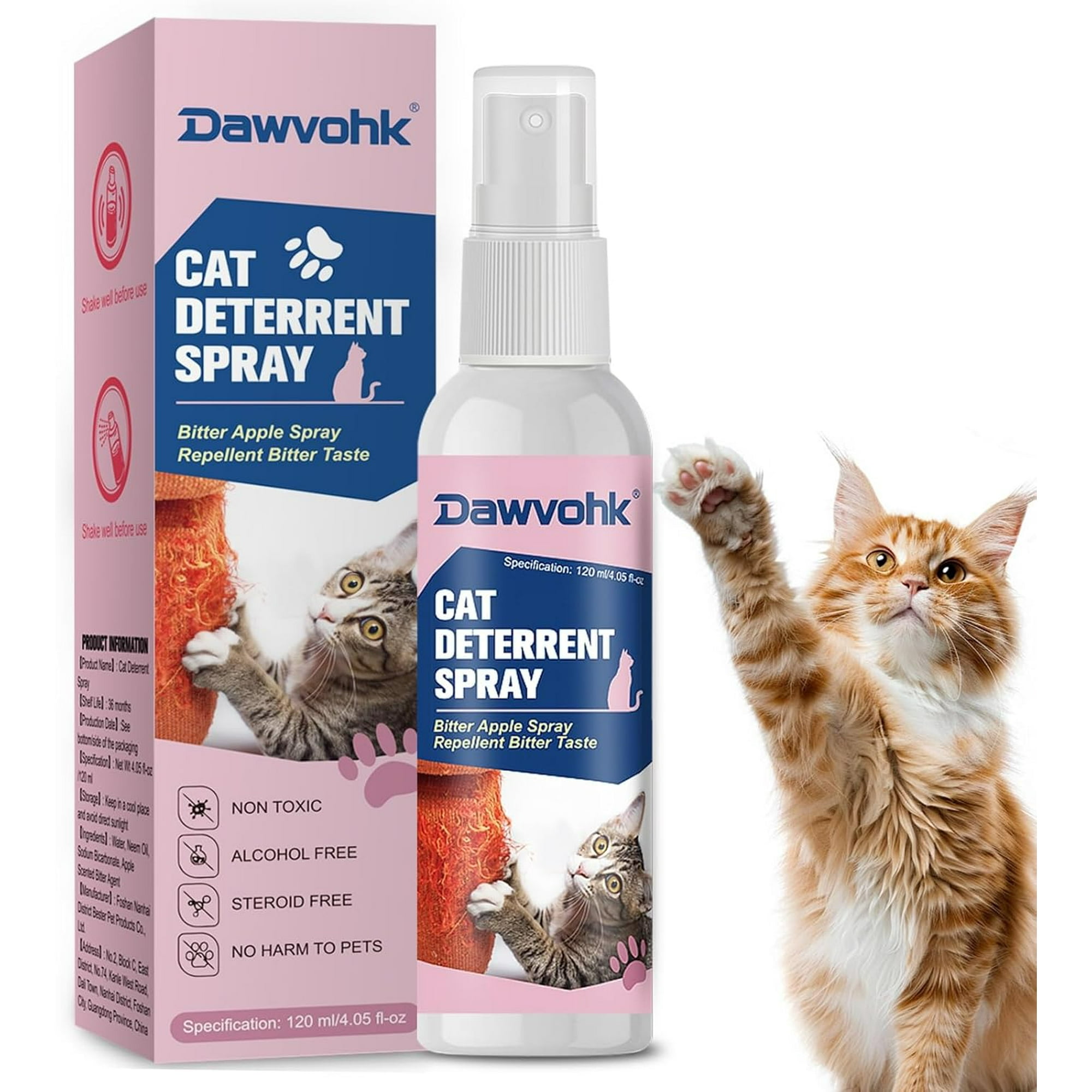 Click here for Biwat-Bitter Apple Cat Deterrent Spray 120ml/4.06... prices