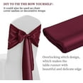 12 Pack Burgundy Satin Table Runner 12x108 Inch Premium Wedding Party ...