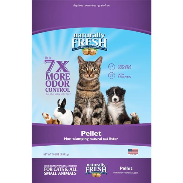 Eco Shell 10 lbs Naturally Fresh Non Clumping Pellet Litter - Walmart.com