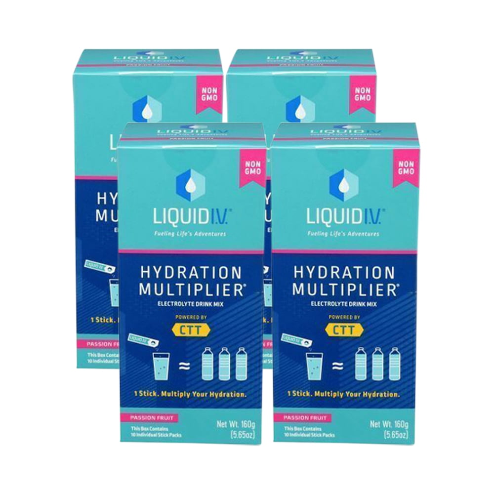 Liquid I.V. Hydration Multiplier, Electrolyte Drink Mix, Passion Fruit ...
