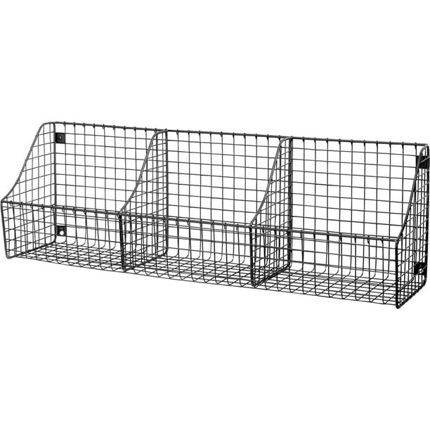Wall Mount Triple Storage Basket - Walmart.com - Walmart.com