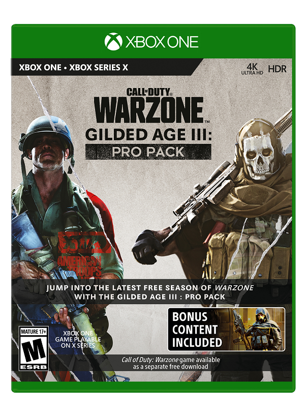 Cod Warzone Gilded Age Iii Pro Pack, Activision, Xbox One, Xbox Series ...