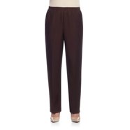 Chic Women's Easy Fit Elastic Waist Pull On Pant - Walmart.com
