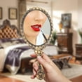 Vintage Handheld Mirror, Small Hand Held Decorative Mirrors for Face ...