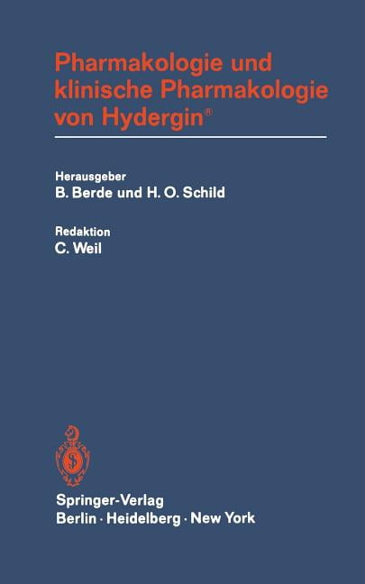 Pharmakologie Und Klinische Pharmakologie Von Hydergin(r) (Paperback) - Walmart.com