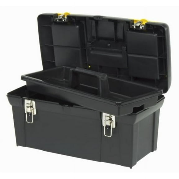 stanley 024013r 24-inch series 2000 tool box with tray - Walmart.com