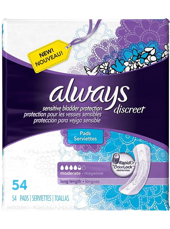 Always Discreet Pads in Always Discreet - Walmart.com