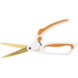 Fiskars Titanium Easy Action Scissors, Spring Action, 10in L, Orange ...