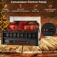 Eternal Flame Electric Fireplace Log, inch Fireplace Insert Log Heater ...