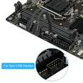 LINYAN-Motherboard 9 Pin USB2.0 to Dual 9 Pin Extension USB2.0 Header ...